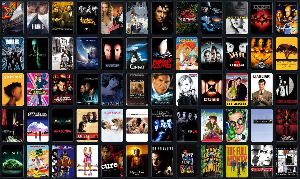 1997 Best Movie Bracket Life At The Movies 1997 Best Movie Bracket Life At The Movies